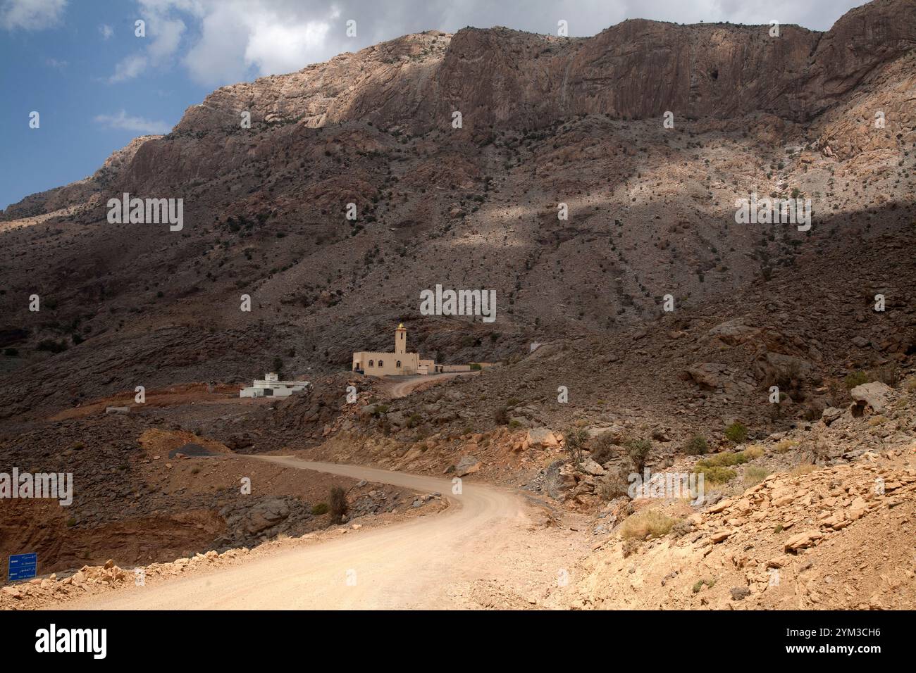 isolated mosque hajar mountains jabal shams oman middle east Stock ...