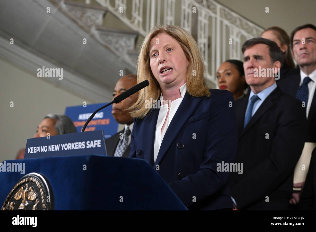 Photo by: NDZ/STAR MAX/IPx 2024 11/20/24 New York City Mayor Eric Adams ...