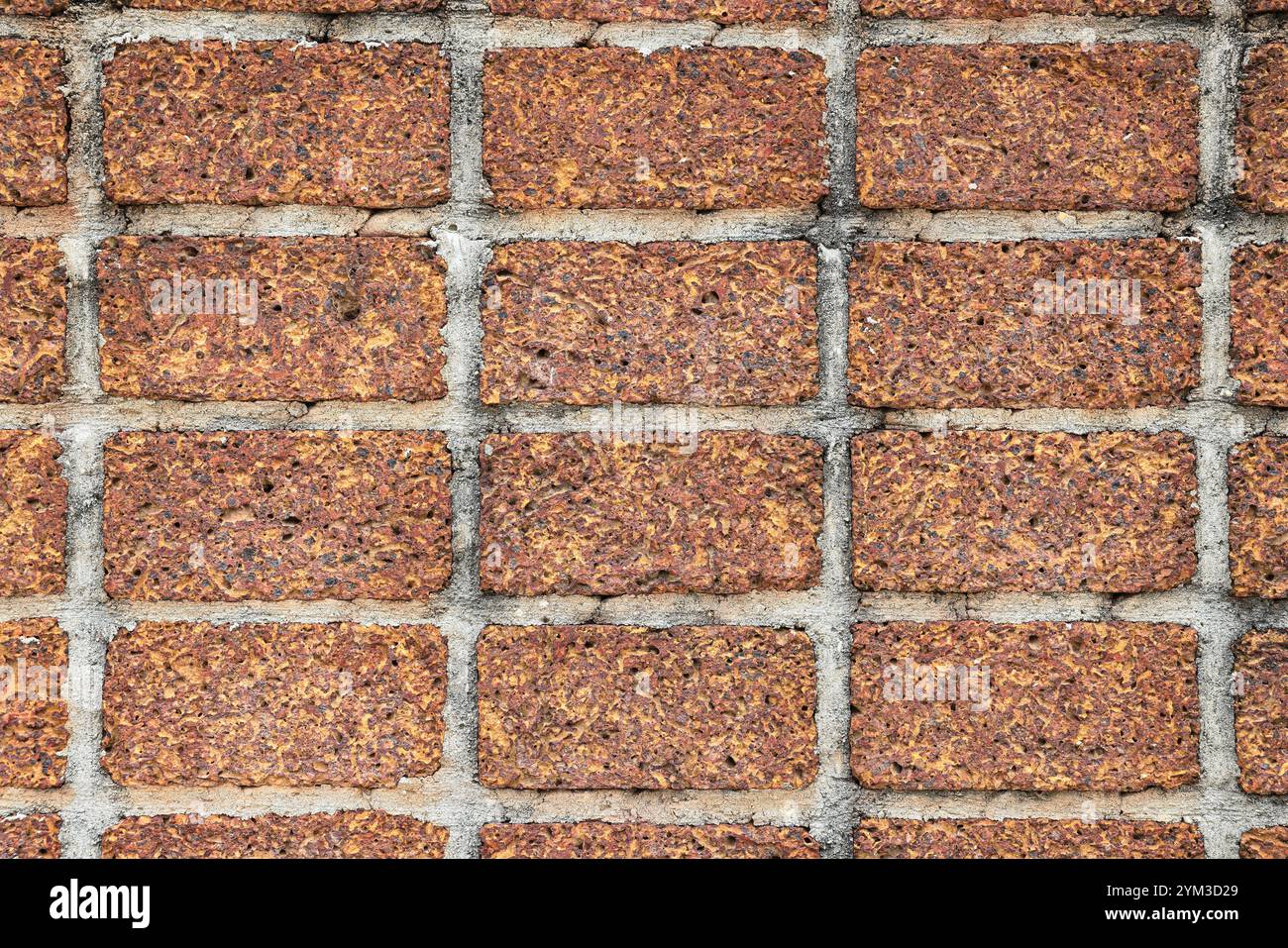 Big red brick wall texture background Stock Photo - Alamy