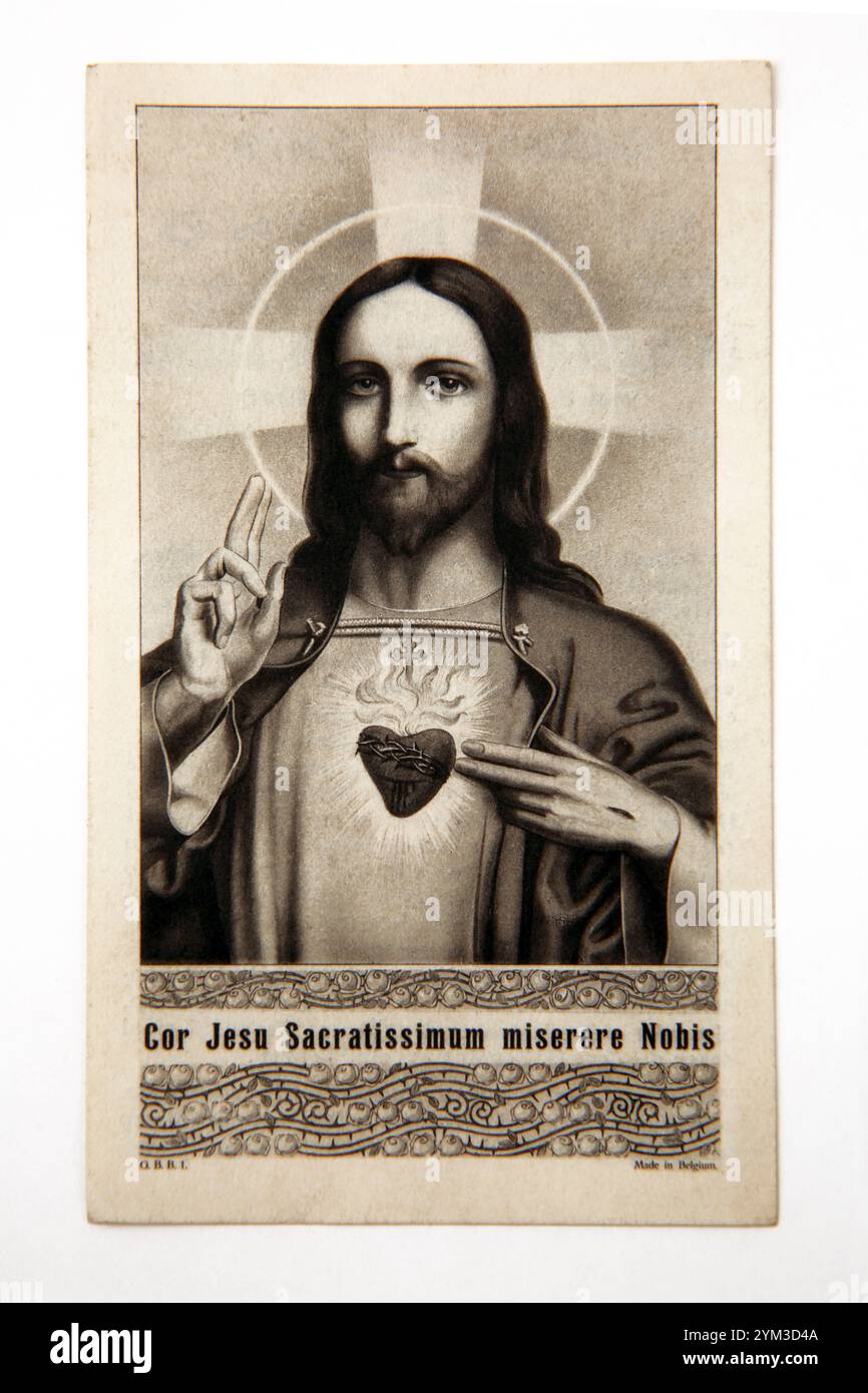 Sacred heart of jesus prayer card hi-res stock photography and images ... Sacred heart of jesus prayer card hi-res stock photography and images ...