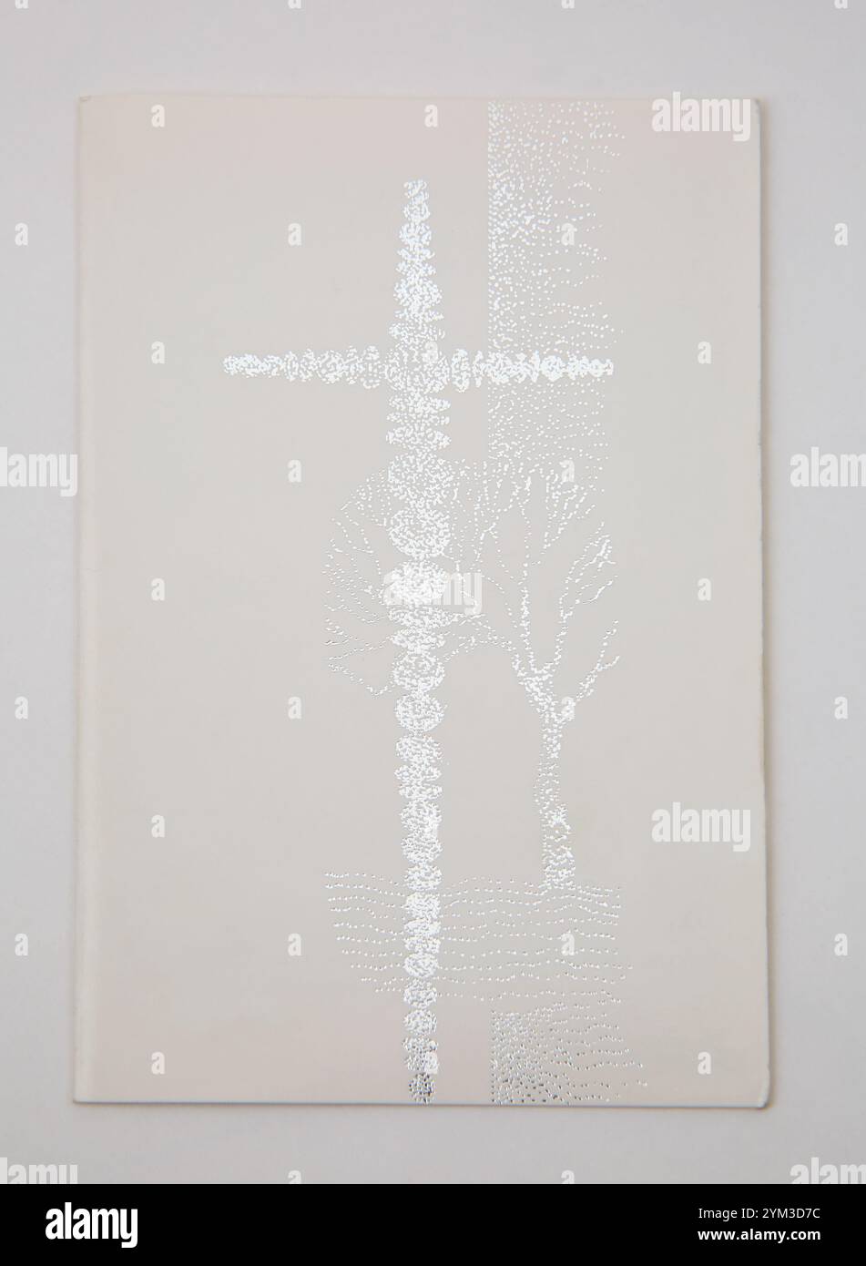 A Vintage Remembrance Prayer Card with Silver Cross Stock Photo - Alamy
