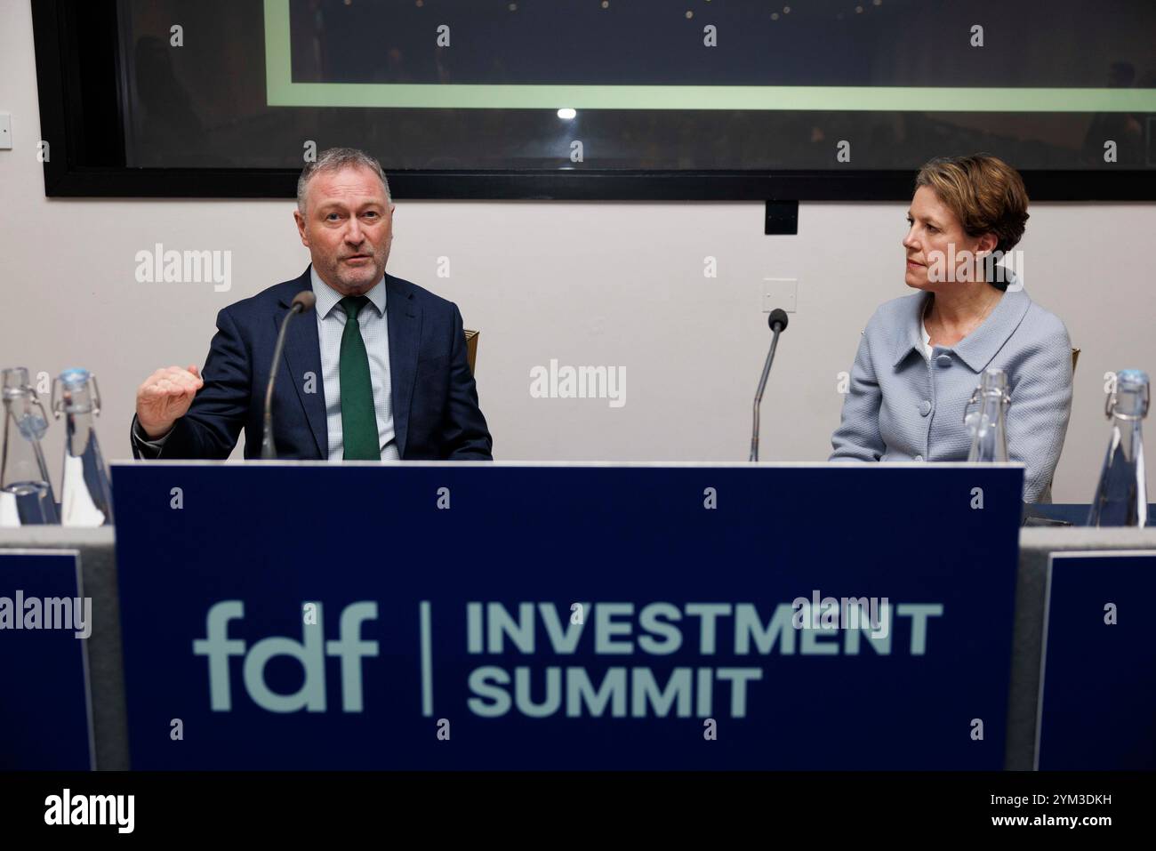 EDITORIAL USE ONLY RT Hon Steve Reed OBE MP and Karen Betts OBE attend ...