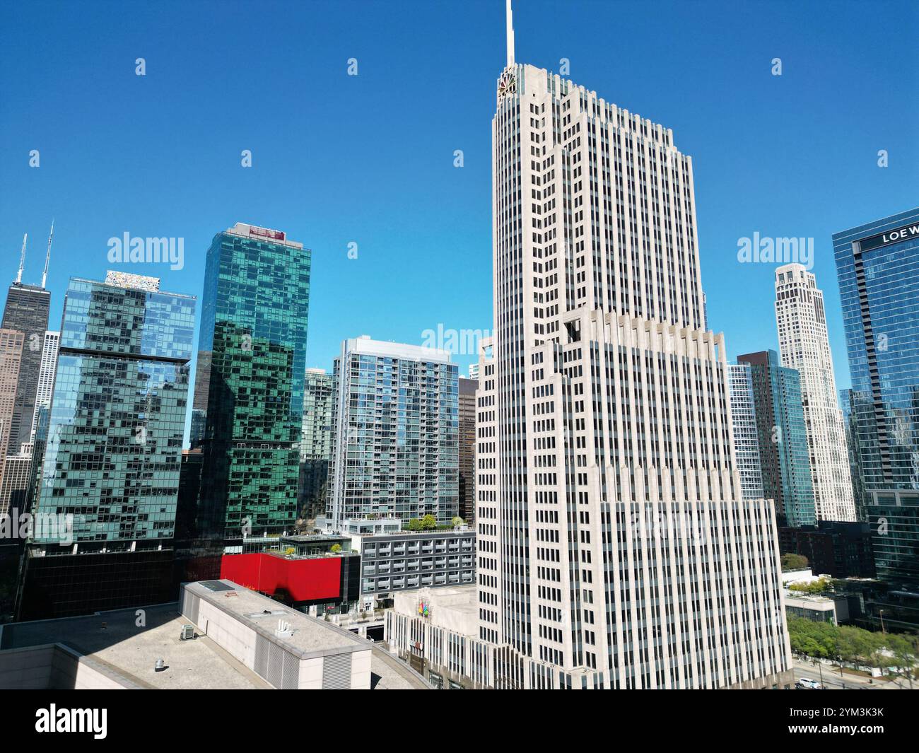 Chicago, USA - October 08, 2024: Skyscraper architecture of USA city ...