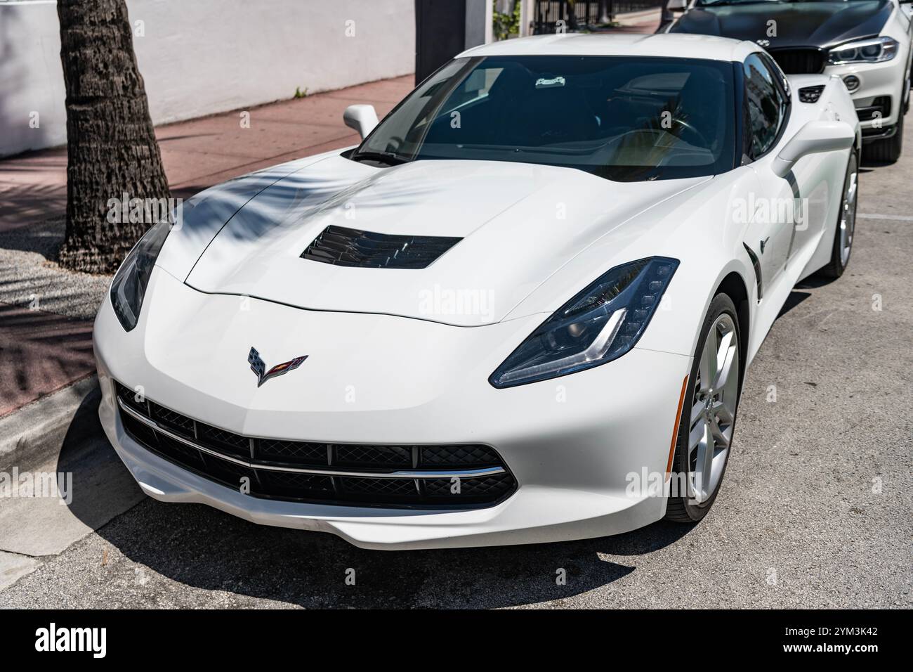 Miami Beach, Florida USA - June 9, 2024: Chevy Corvette Stingray c7 at ...