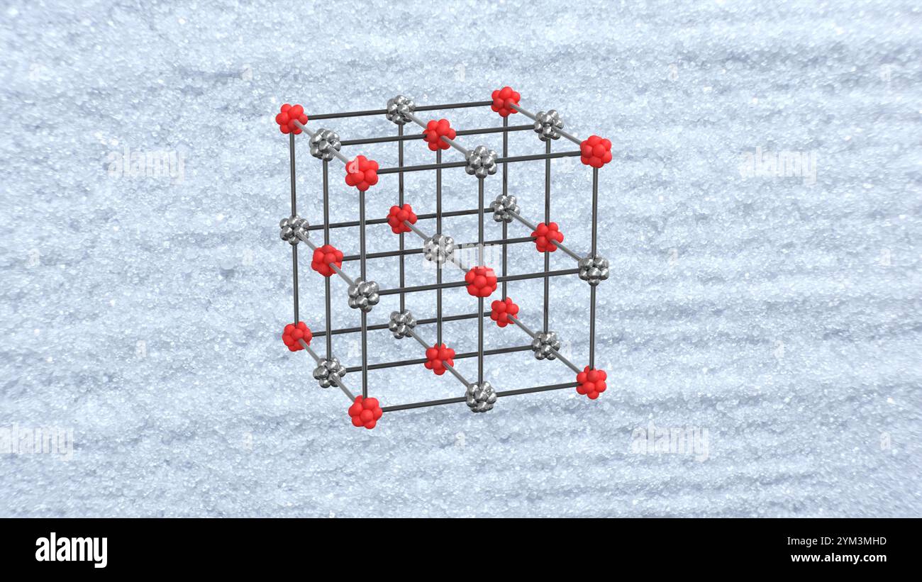 Nacl crystal lattice hi-res stock photography and images - Alamy