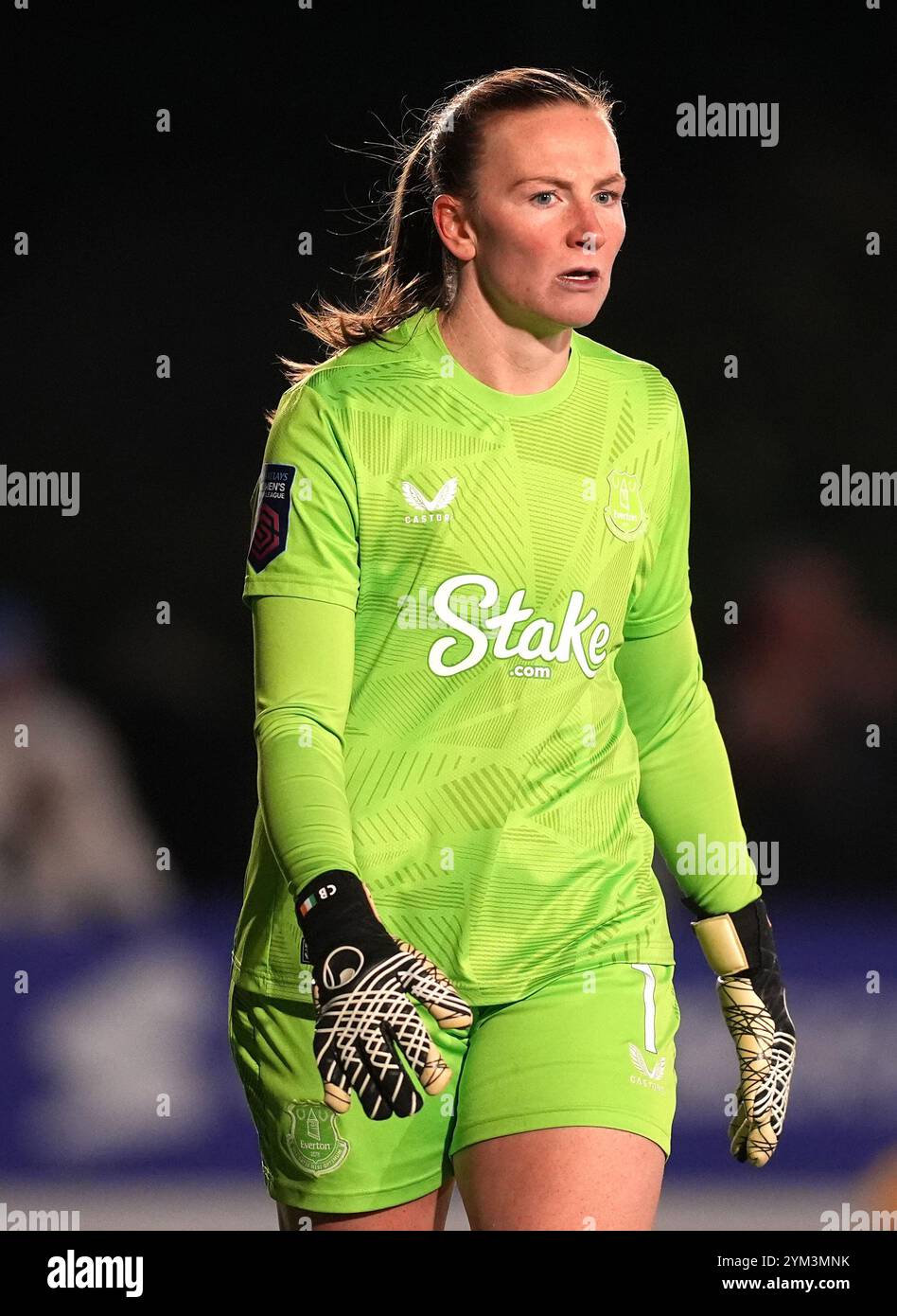 Everton goalkeeper Courtney Brosnan during the FA Women's League Cup ...