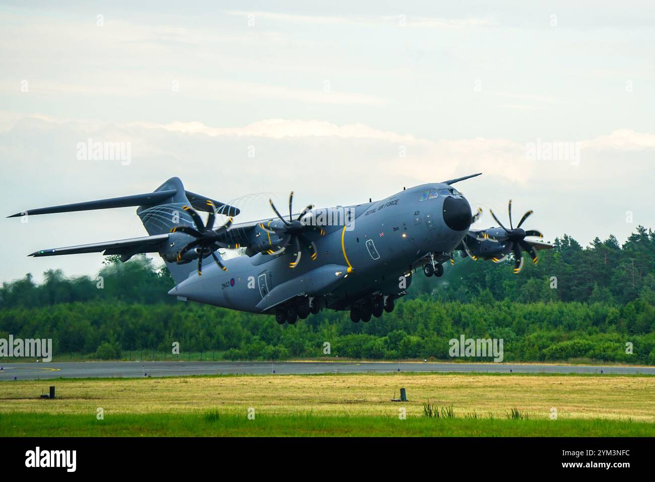 Liepaja, Latvia- June 16, 2024: ZM401 RAF Royal Air Force Airbus C.1 ...