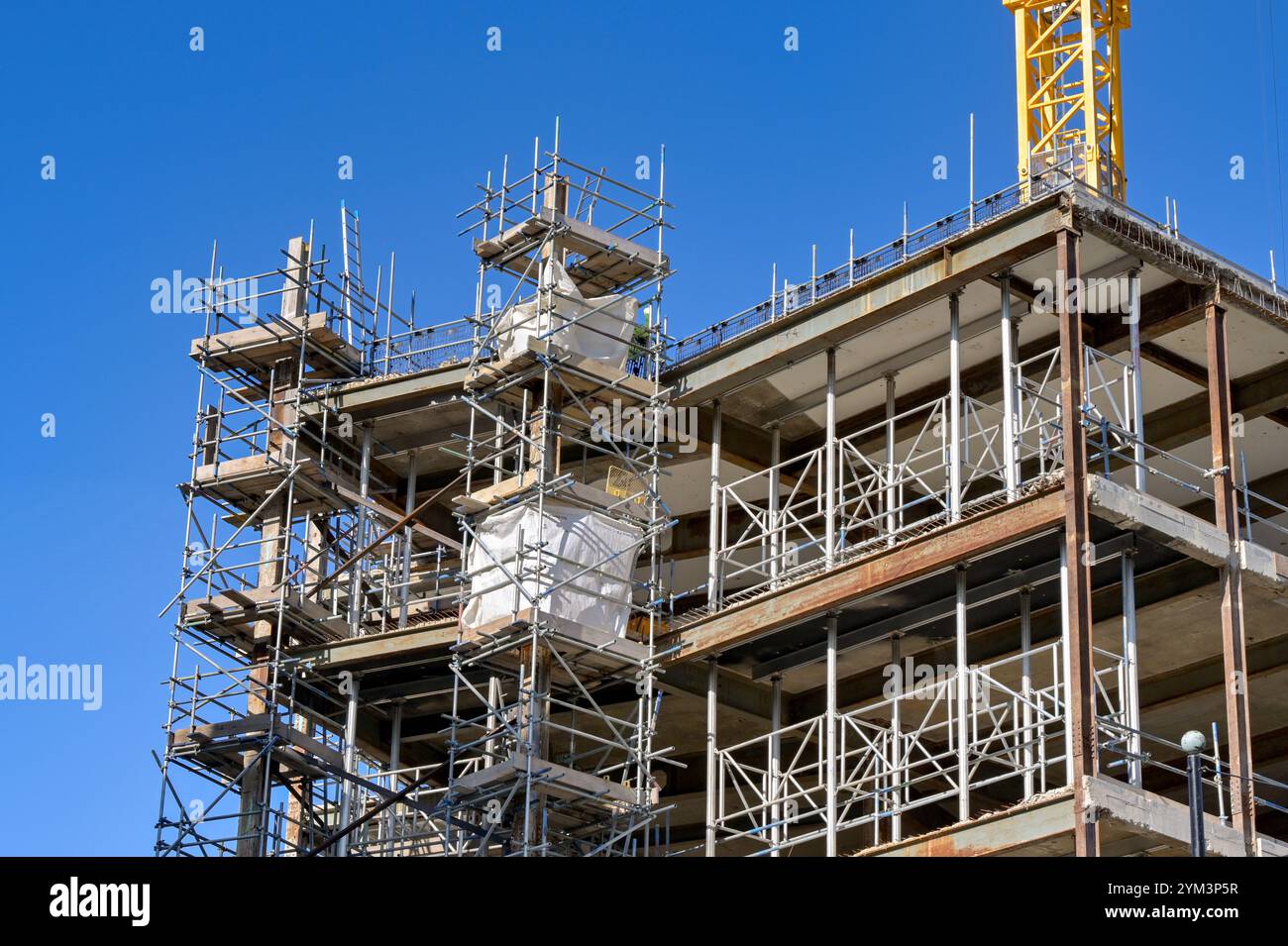 London, England, UK - 27 August 2023: New building under construction ...