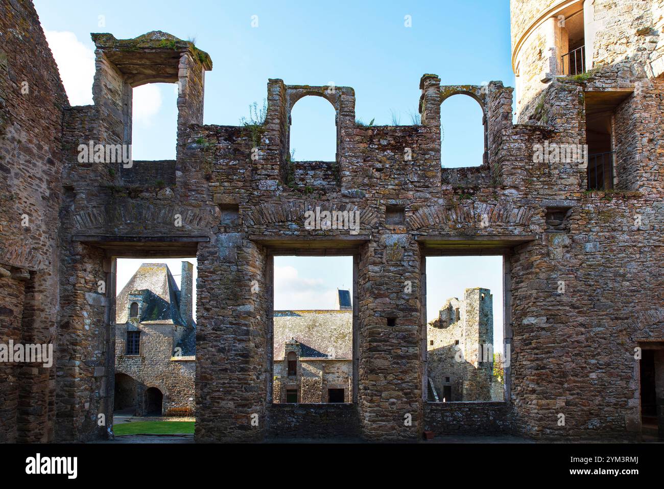 Medieval castle of Gratot in Normandy, France Stock Photo - Alamy