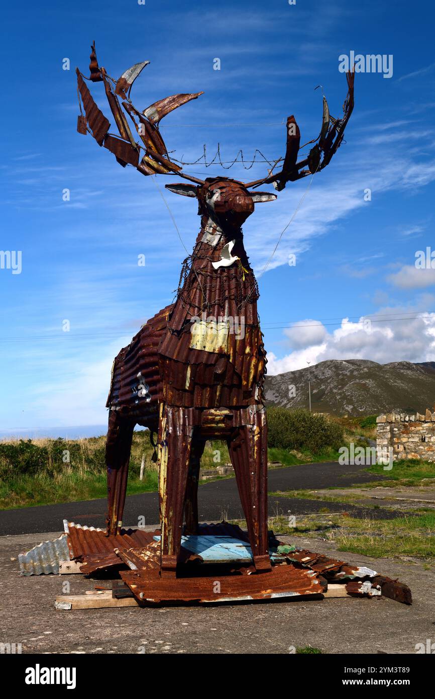 Irish elk art installation hi-res stock photography and images - Alamy
