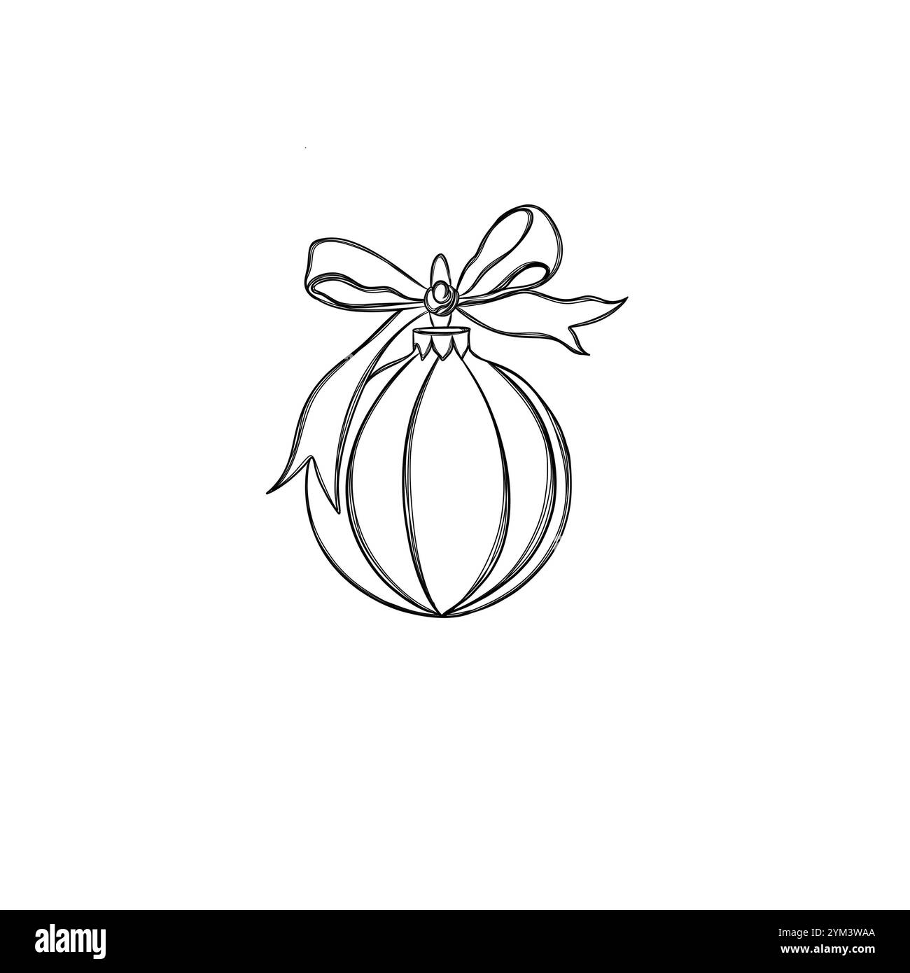 New year balls set Black and White Stock Photos & Images - Alamy