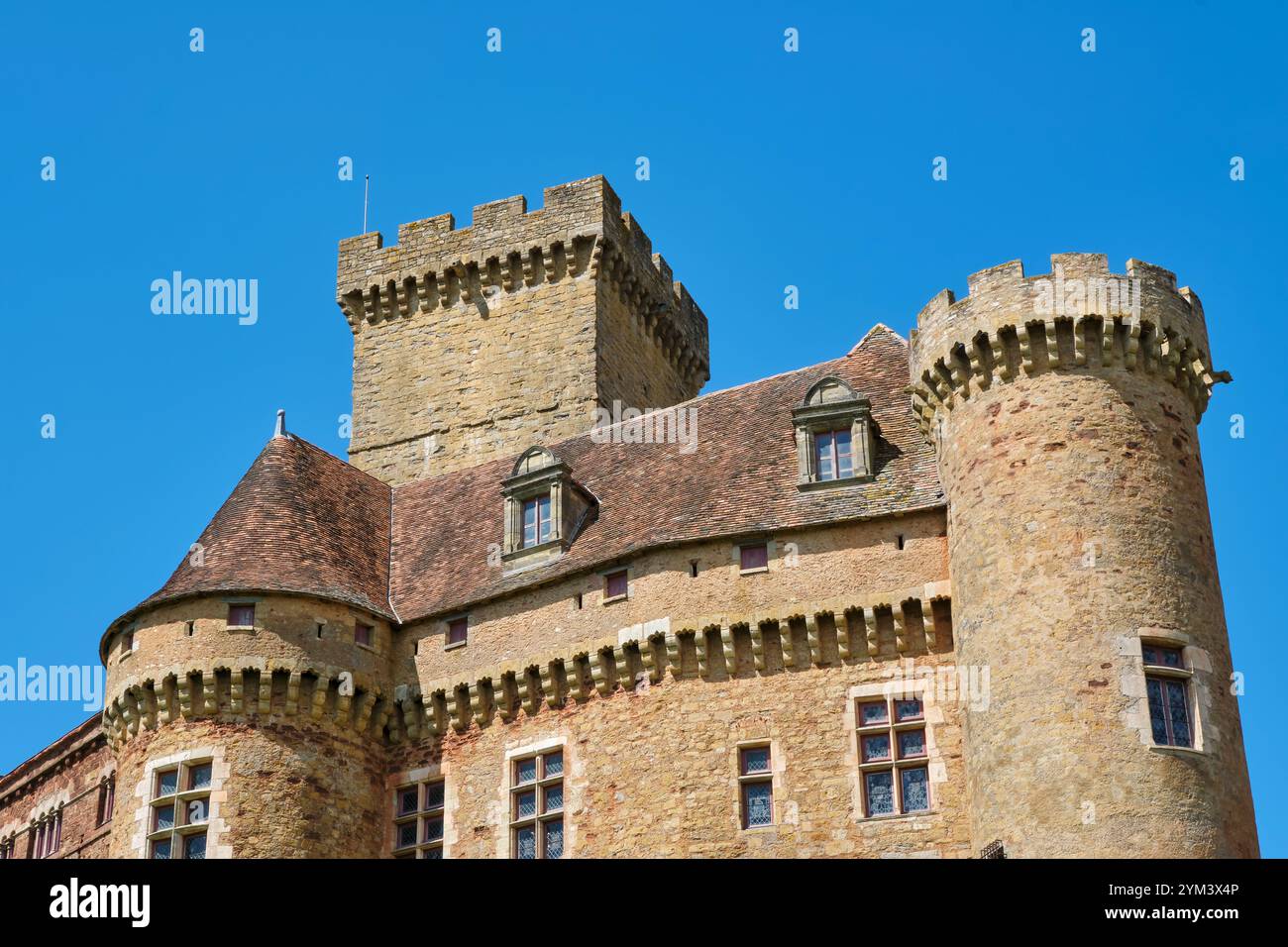 Castelnau bretenoux castle hi-res stock photography and images - Alamy