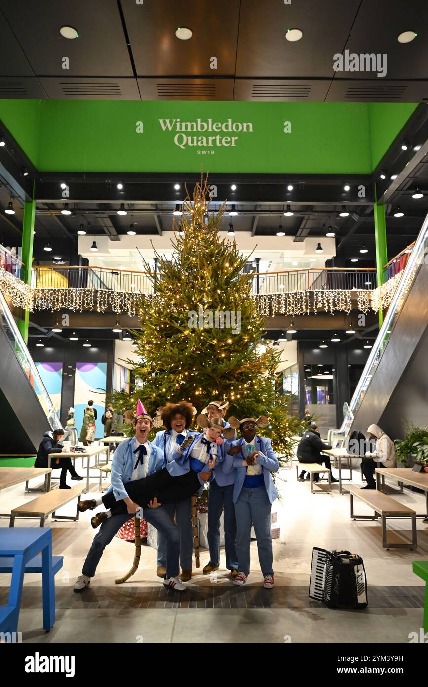 THE CAST OF POLKA THEATRE’S FESTIVE SHOW THE NUTCRACKER IN COSTUME ON ...