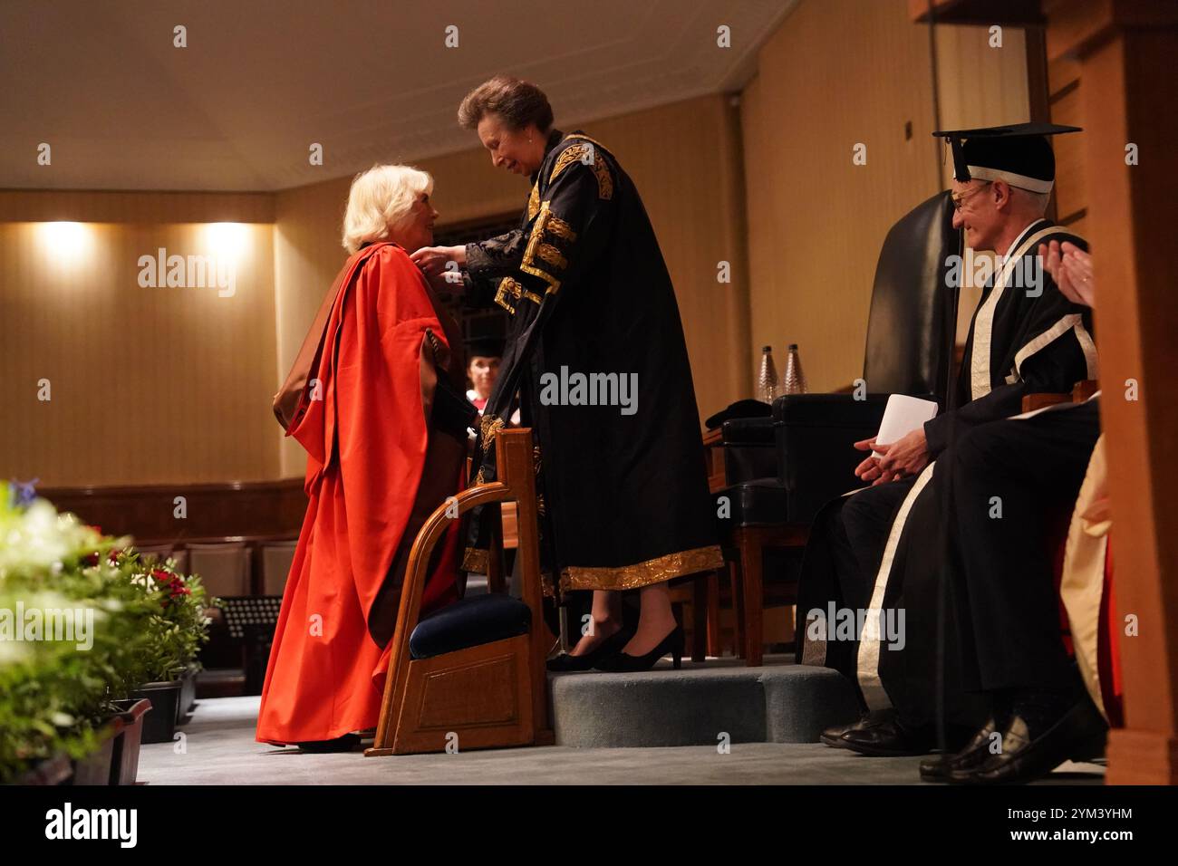 The Princess Royal, in her role as chancellor of the University of ...