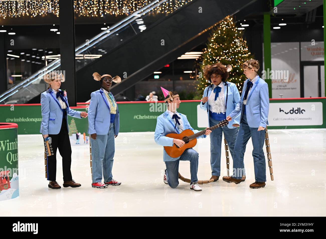 THE CAST OF POLKA THEATRE’S FESTIVE SHOW THE NUTCRACKER IN COSTUME ON ...