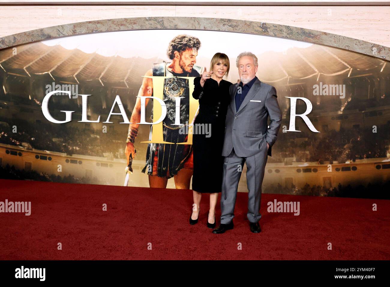 Ca. 18th Nov, 2024. Giannina Facio, Ridley Scott at arrivals for ...
