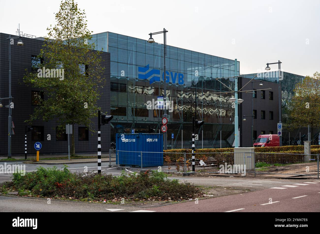 GVB headquarters, the public transportation company of Amsterdam, The ...