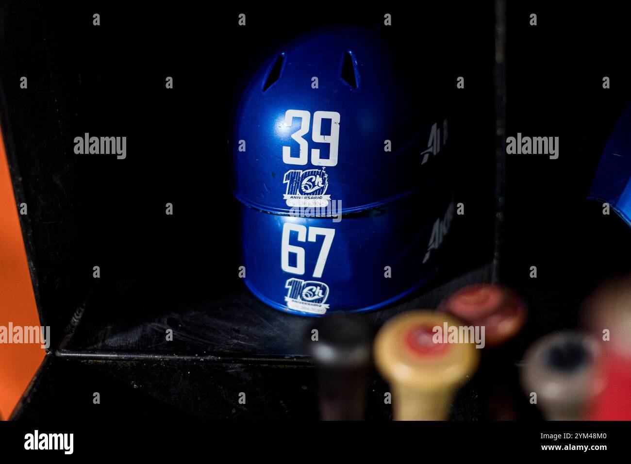 #39 Detail of the helmets and sportswear of the Charros de Jalisco ...