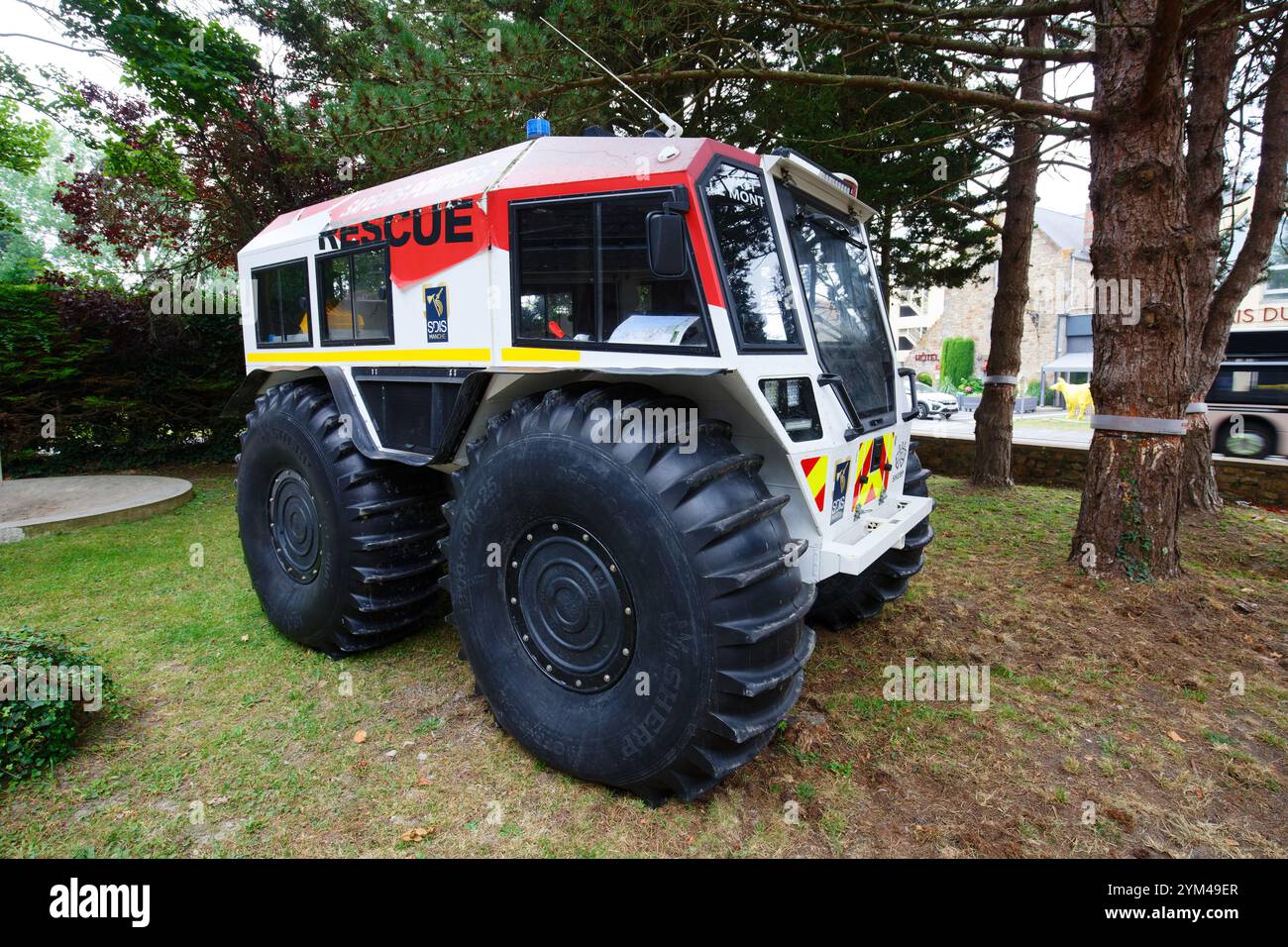 Mont Saint Michel, France-August 01, 2024 : The amphibious intervention ...