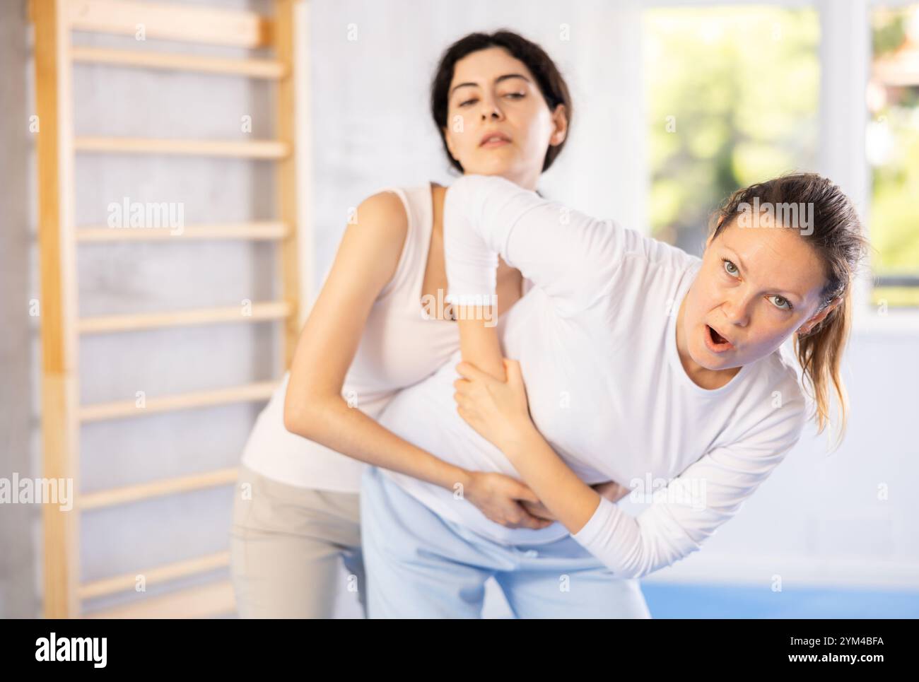choke from behind maneuver Stock Photo - Alamy