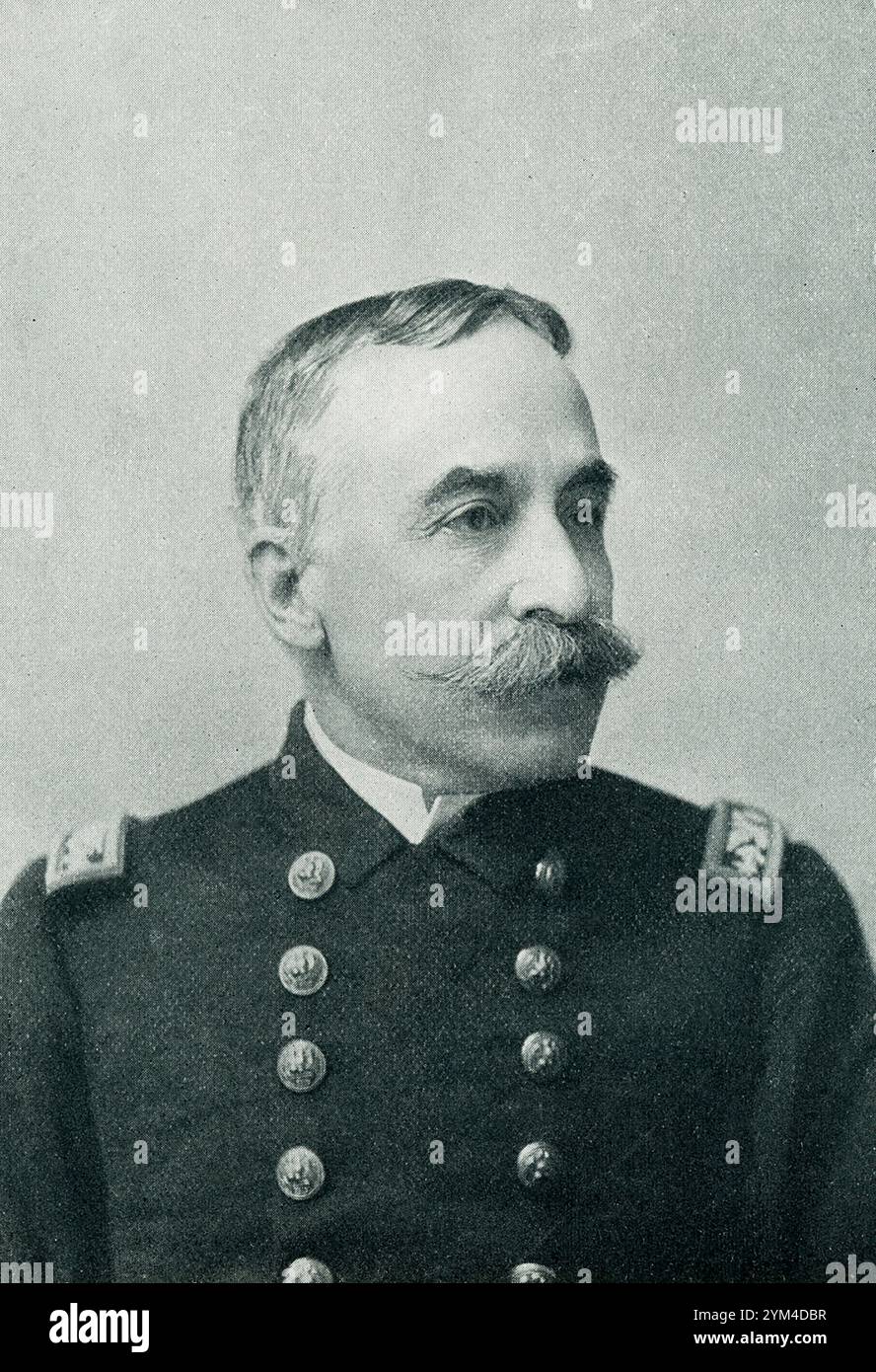 The late 1800s caption reads: "Admiral George Dewey, Hero of Manila." George Dewey (1837 –1917 ...