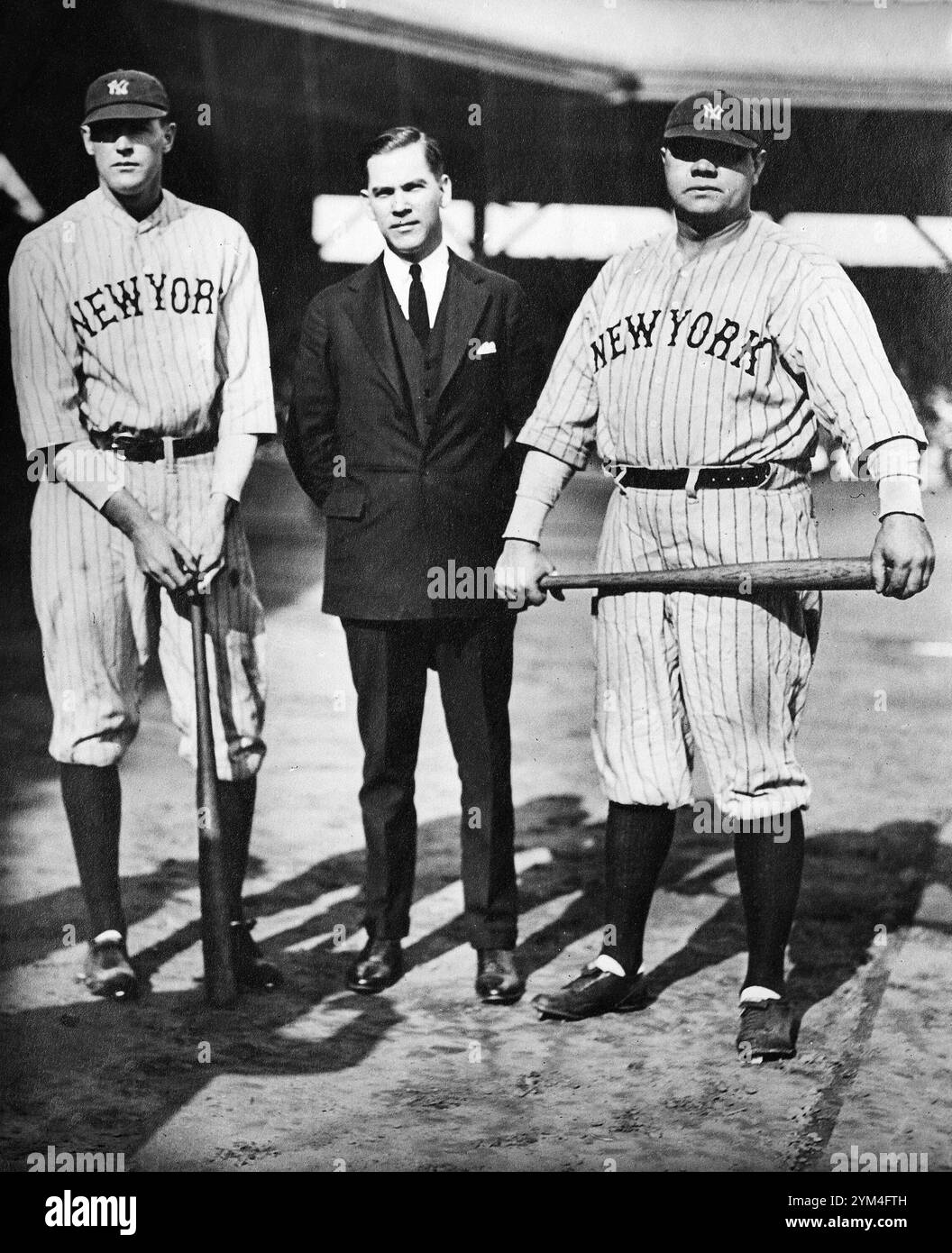 Christy Walsh and baseball legend Babe Ruth, Barnstorming tour ...