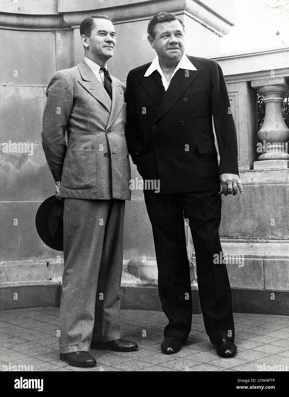 Sports agent Christy Walsh and baseball legend Babe Ruth at the New ...