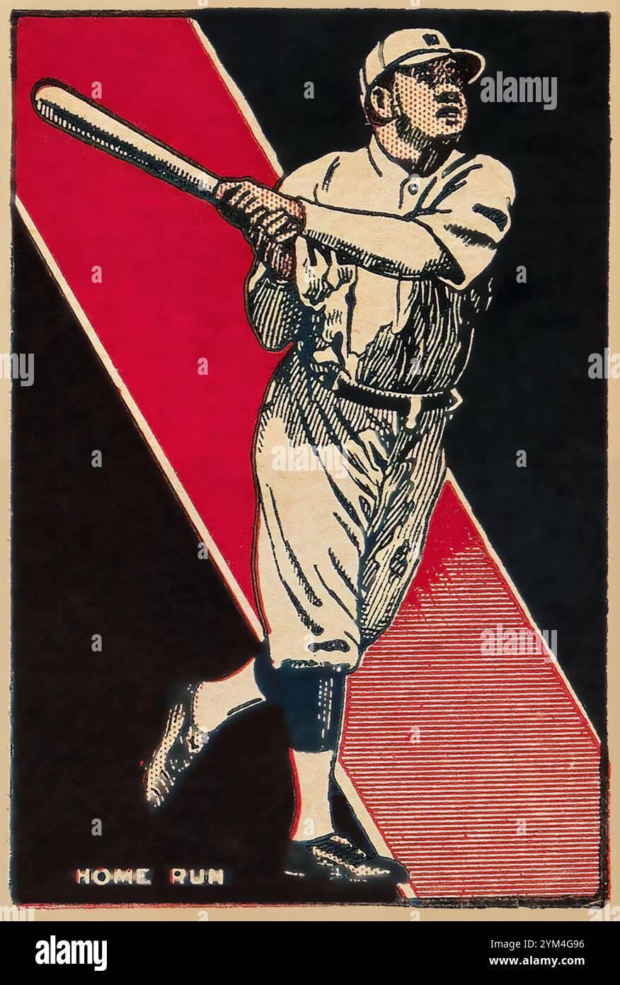 Babe Ruth baseball card - Schapira Bros. (Home Run) 1921 Stock Photo ...