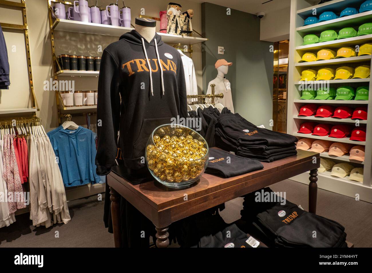 The Trump store in Trump Tower on Fifth Avenue sells branded ...