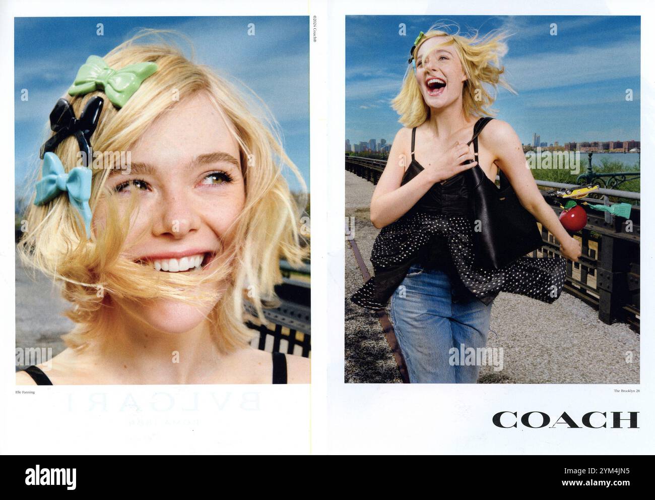 November 2024 fashion magazine advert, USA Stock Photo - Alamy