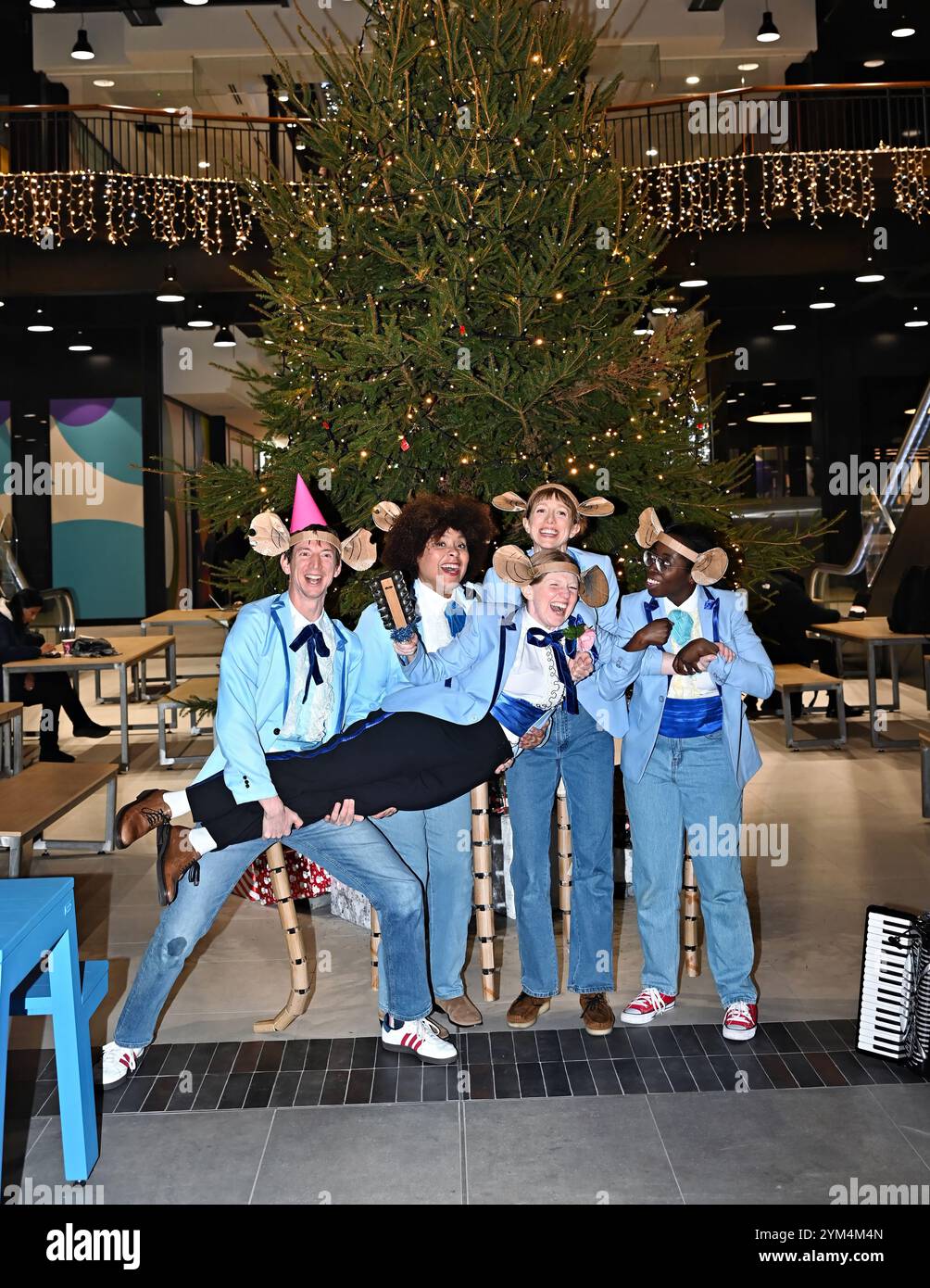 LONDON, ENGLAND: 21th November 2024: Actor Dominic Conway, Caroline ...