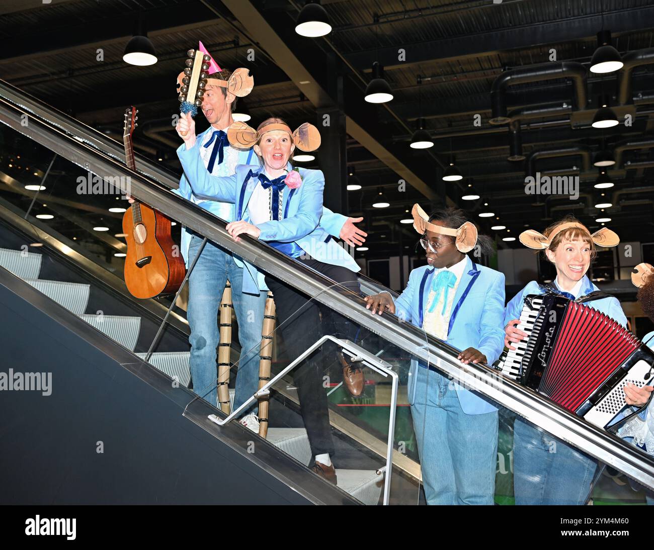 LONDON, ENGLAND: 21th November 2024: Actor Dominic Conway, Caroline ...