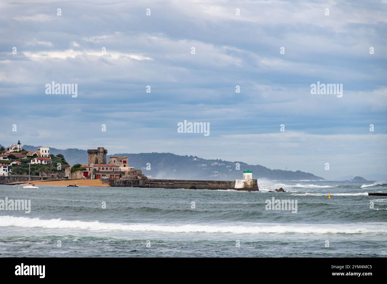 Ciboure and Socoa fort fishing ports on Basque coast, famous resorts ...
