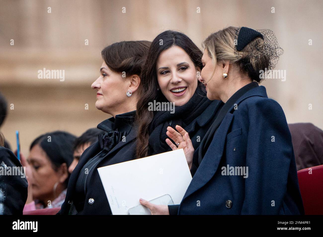 Vatican City, Vatican. 20th Nov, 2024. The First Ladies of Lithuania's ...