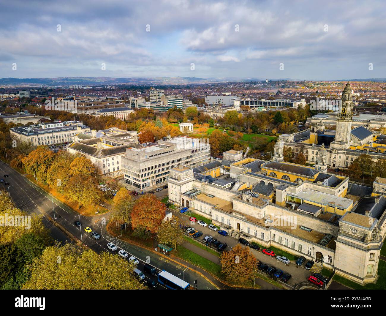 Cardiff university aerial hi-res stock photography and images - Alamy