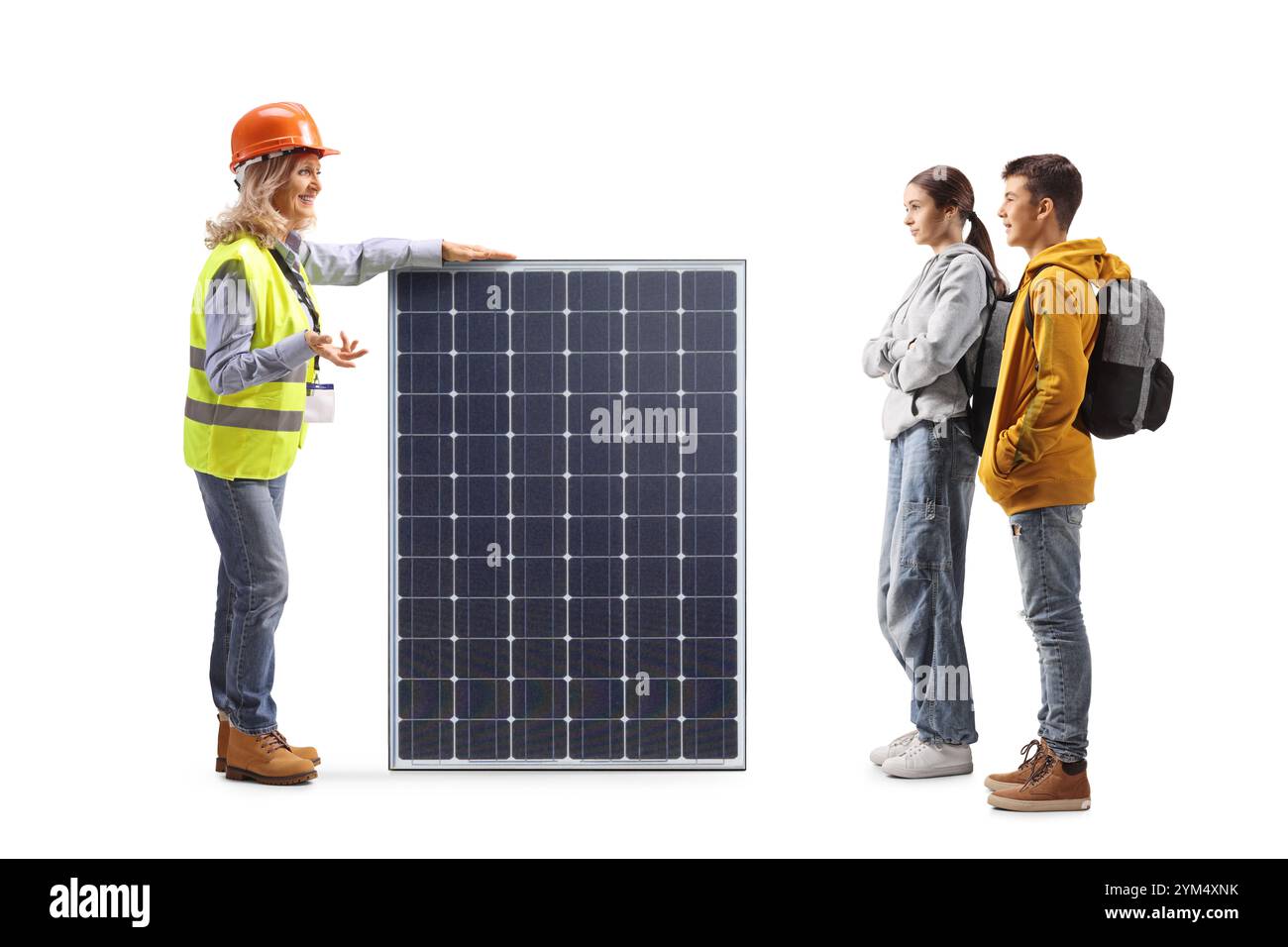 Solar engineer woman hi-res stock photography and images - Alamy