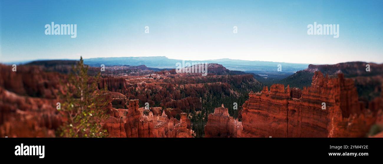Panoramic image of Bryce Canyon National Park, Utah, United States ...