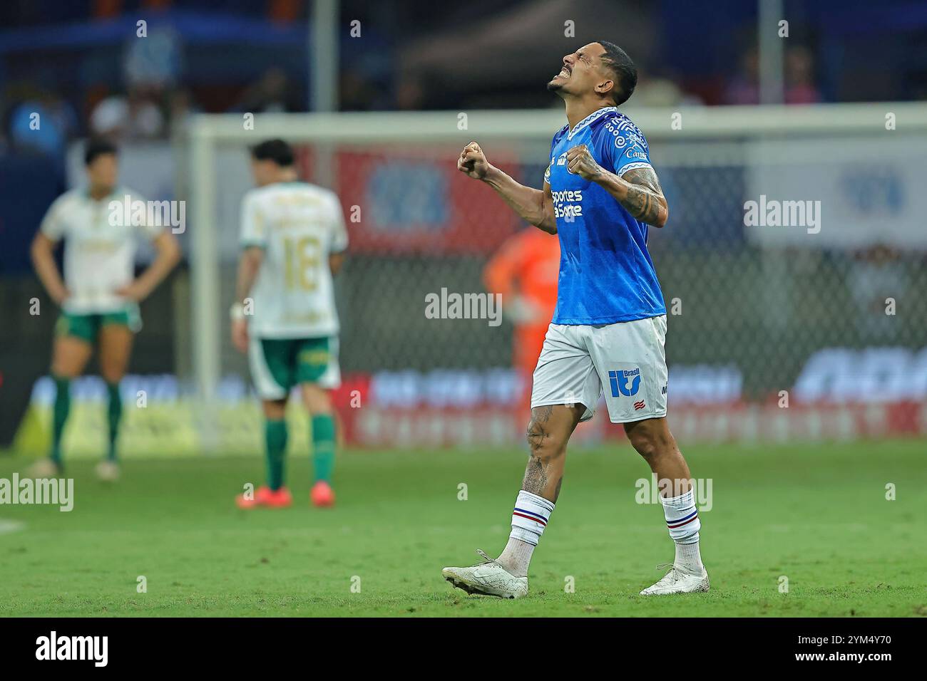 Salvador, Brazil. 20th Nov, 2024. Gilberto of Bahia celebrates the ...
