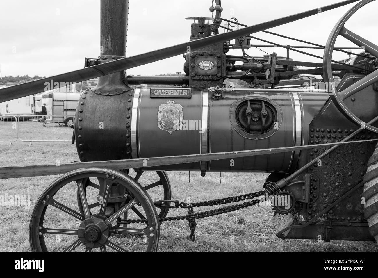 Low Ham.Somerset.United Kingdom.July 20th 2024.A restored 1917 Ruston ...