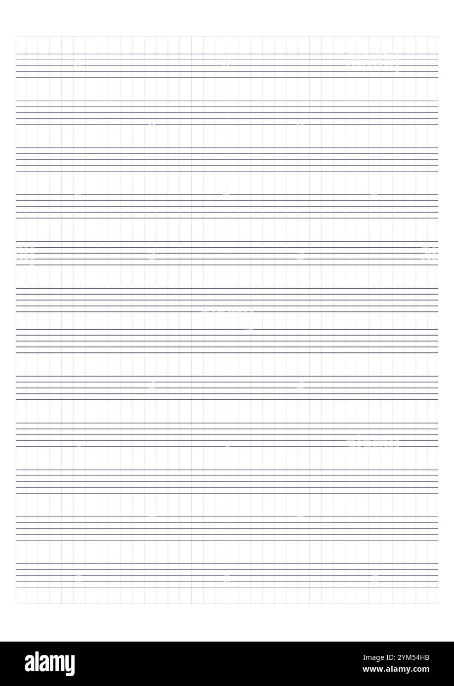 Graph paper. Printable grid paper with stave on a white background. A ...