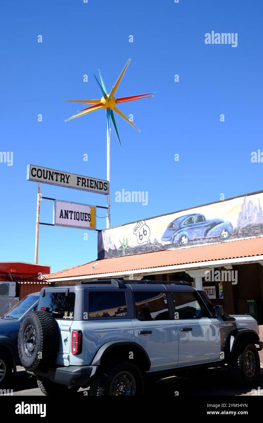 Sputnik Neon sign on Route 66 in Moriarity, New Mexico Stock Photo - Alamy