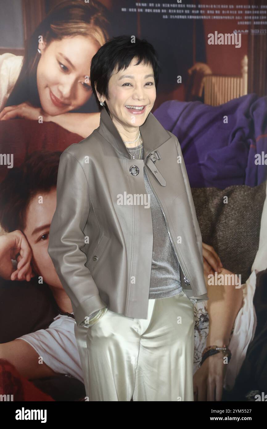 TAIPEI, CHINA - NOVEMBER 20, 2024 - Actress Sylvia Chang attends a ...