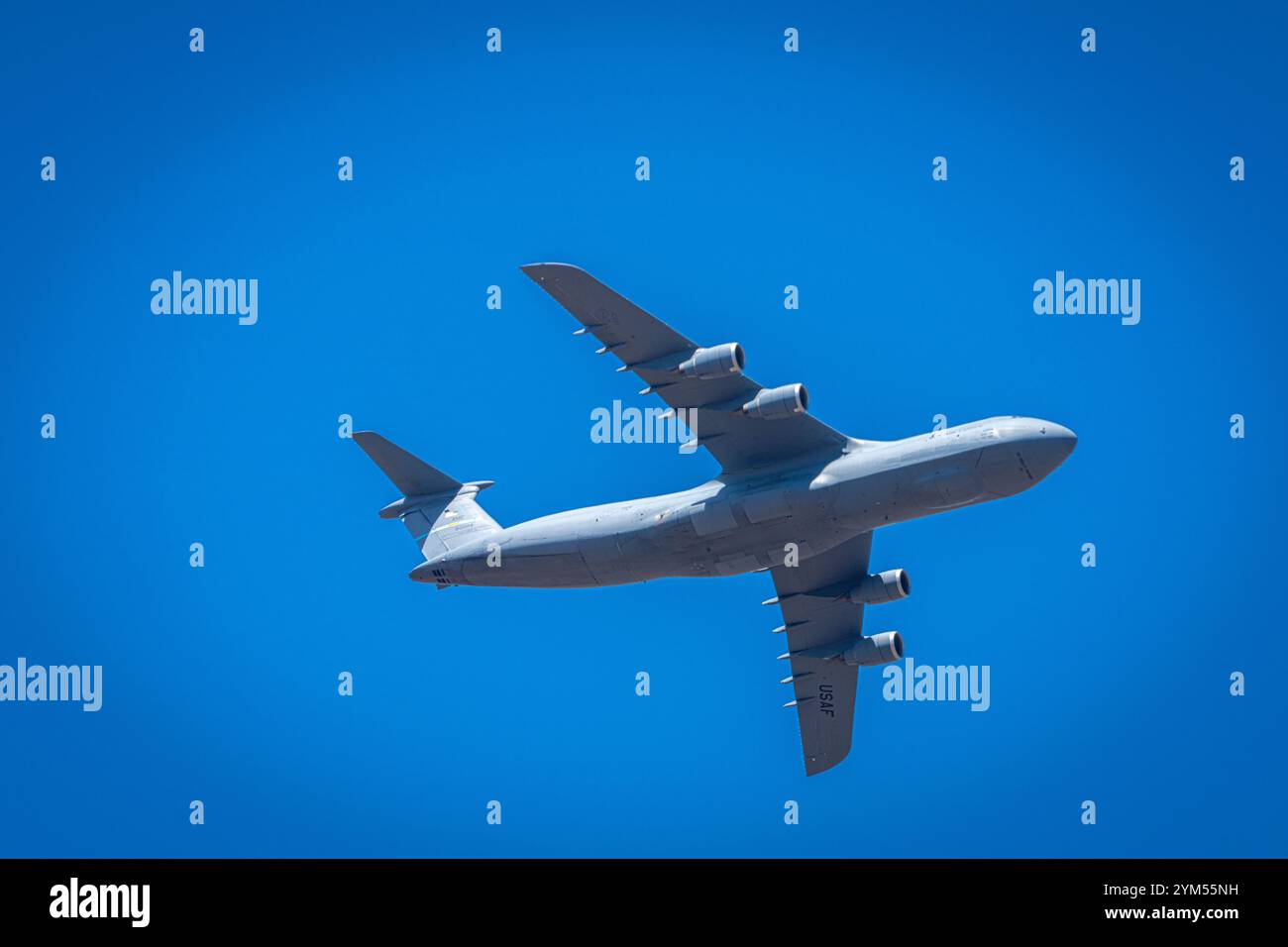 A U.S. Air Force C-5M Super Galaxy aircraft assigned to the 9th Airlift ...