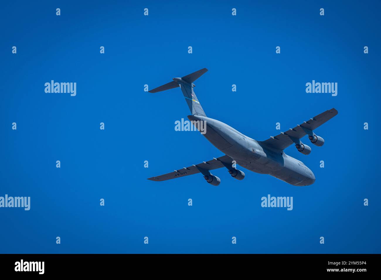 A U.S. Air Force C-5M Super Galaxy aircraft assigned to the 9th Airlift ...