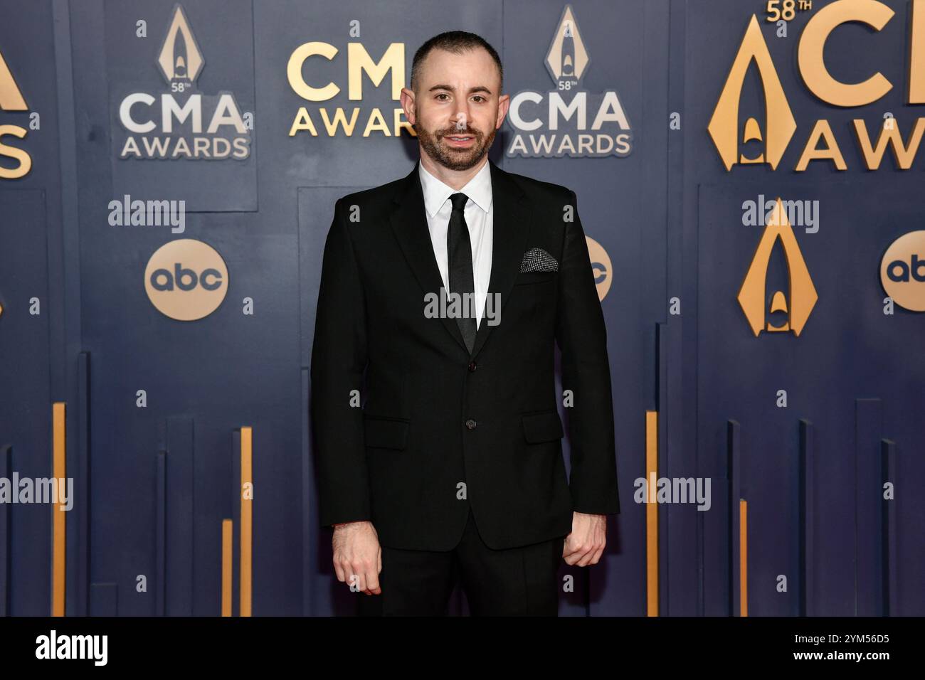 Louis Bell arrives at the 58th Annual CMA Awards on Wednesday, Nov. 20 ...