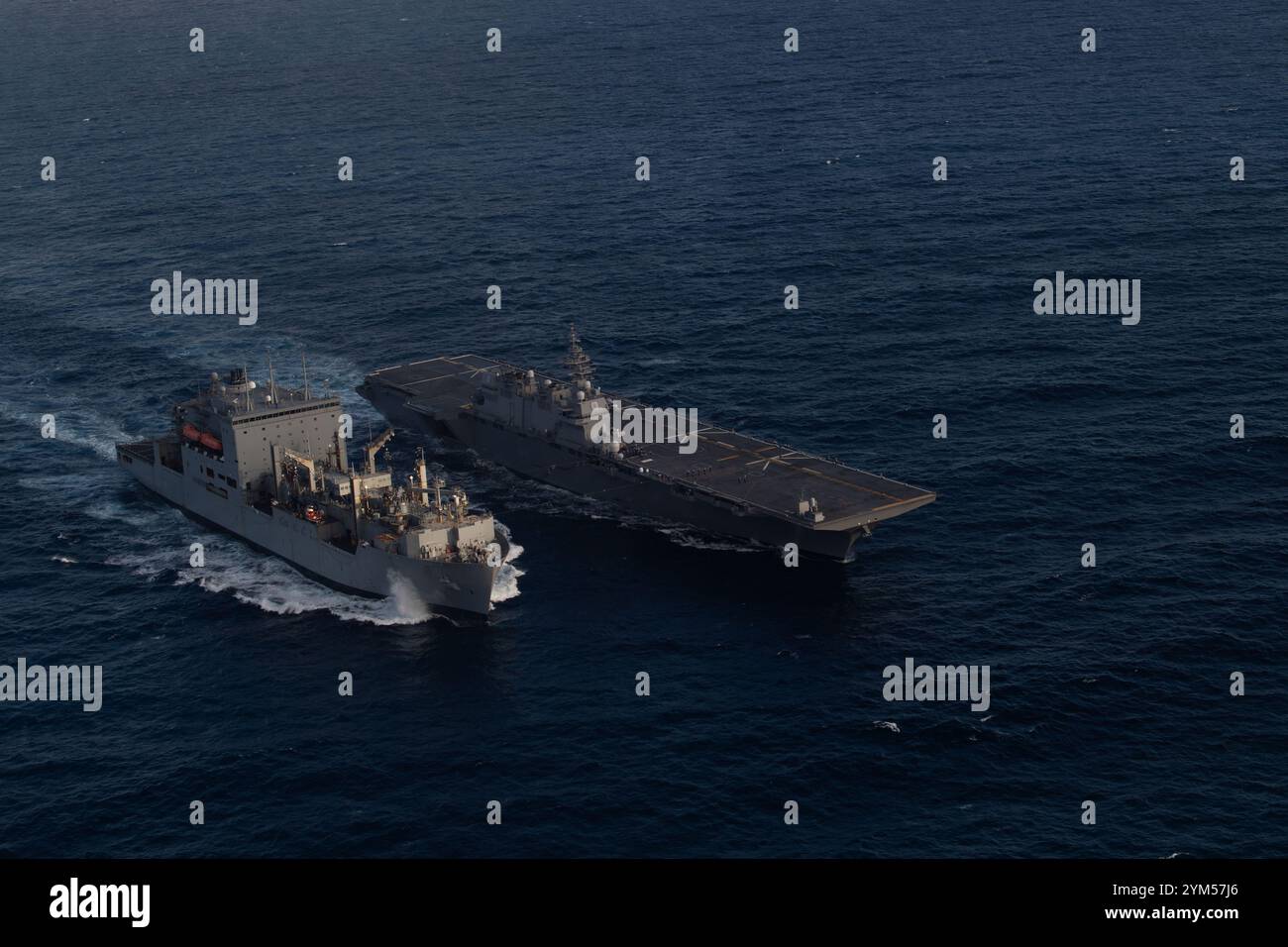PACIFIC OCEAN (Nov. 18, 2024) The Lewis and Clark-class dry cargo ship ...
