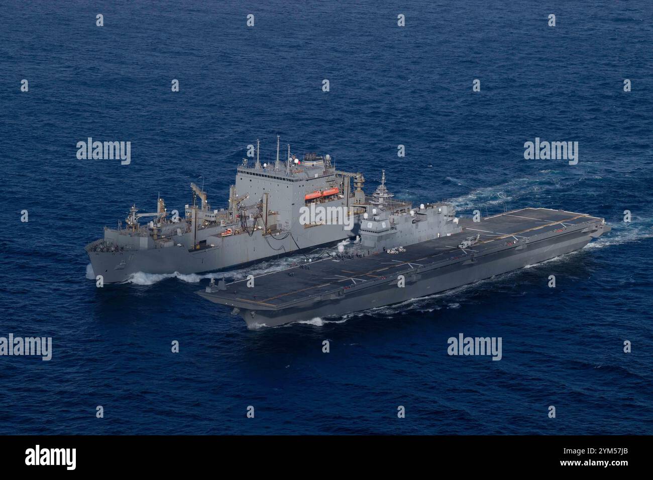 PACIFIC OCEAN (Nov. 18, 2024) The U.S. Navy Lewis and Clark-class dry ...