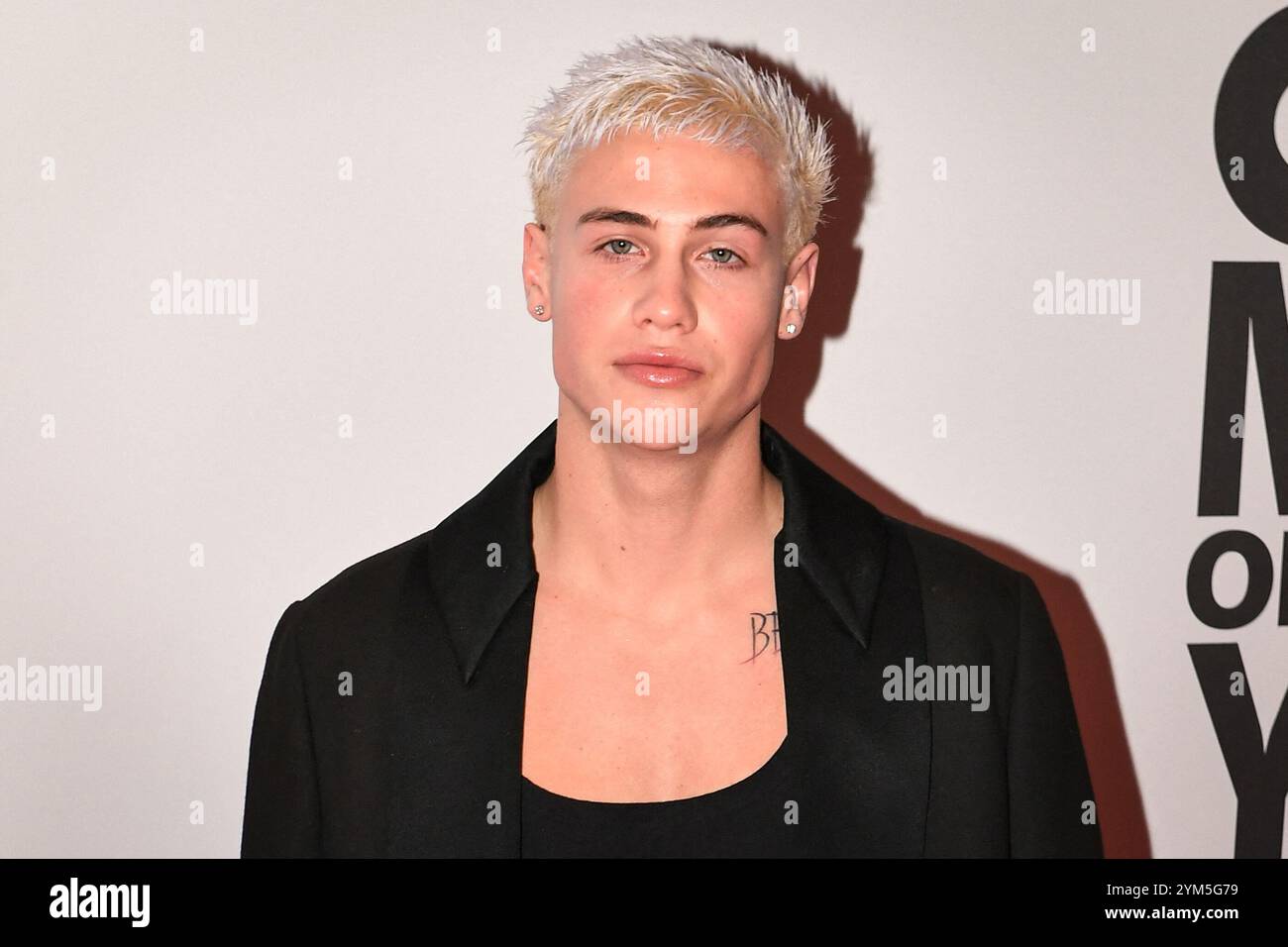 Paris, France. 20th Nov, 2024. Content Creator Matteo Sinet poses for a photo-call during the ...