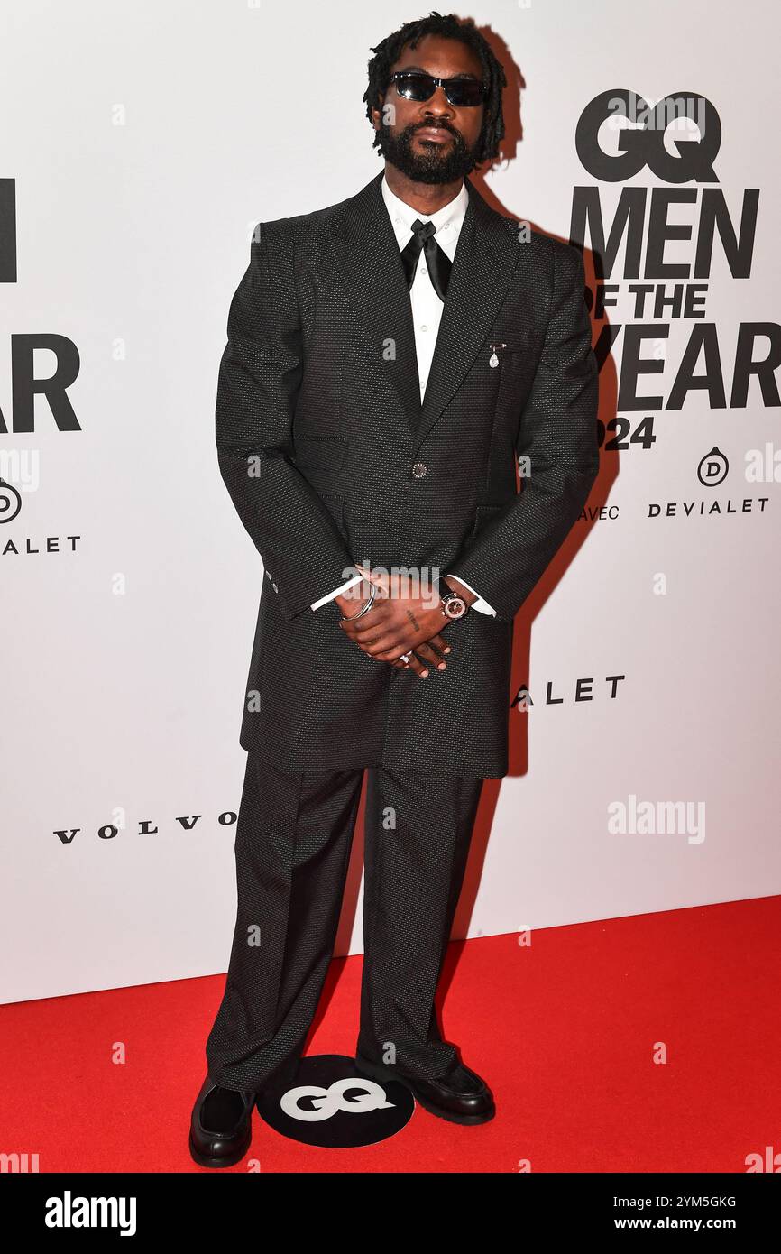 Paris, France. 20th Nov, 2024. Belgian-Congolese rapper Damso poses for ...