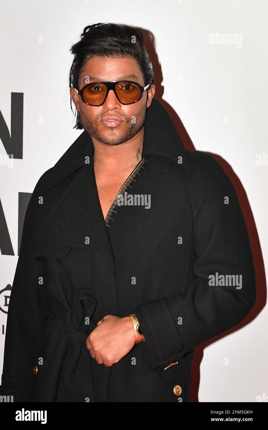 Paris, France. 20th Nov, 2024. US stylist Law Roach poses for a photo ...